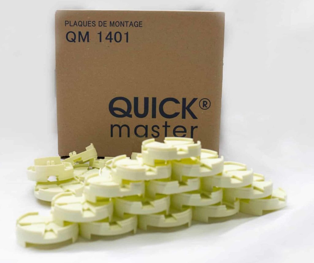 Box of 100 plastic mounting plates - FAG Dentaire